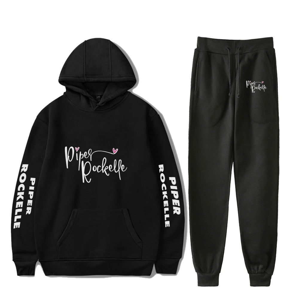 Piper Rockelle Hoodies & Jogger Pants Letter Printed Sweatshirt Pant ...
