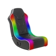 "X Rocker Solo RGB 2.0 Wired Floor Rocking Gaming Chair with Speakers ...