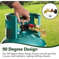 Propane Refill Adapter for 1 LB. Tanks, Propane Adapter 20lb to 1lb ...