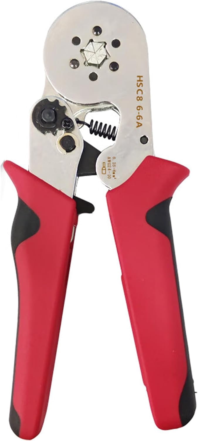 Tubular terminal crimping pliers Terminal pliers Tubular pre-insulated ...