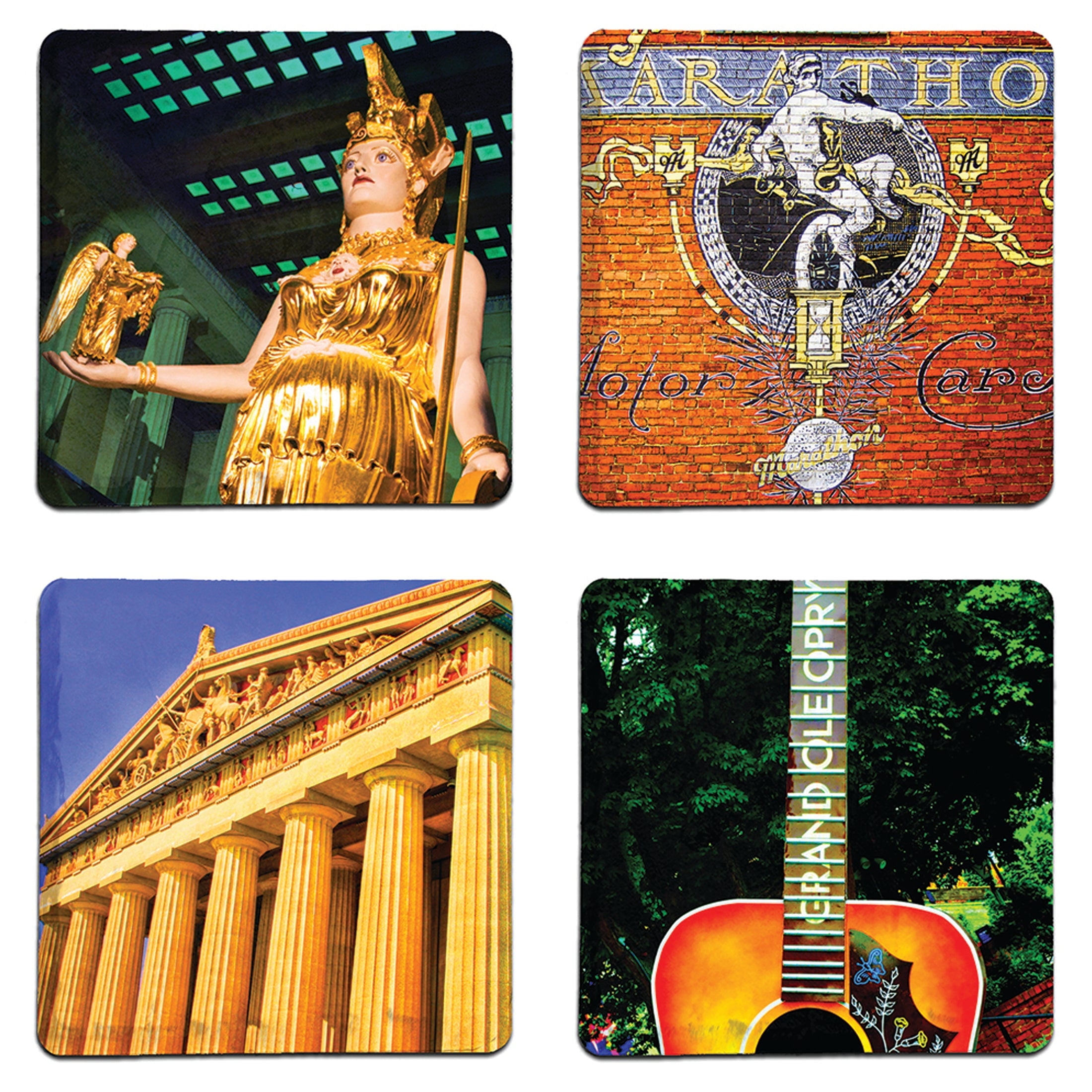 Second Story Collection, Nashville, Stone Coaster 4 Pack - Walmart.com