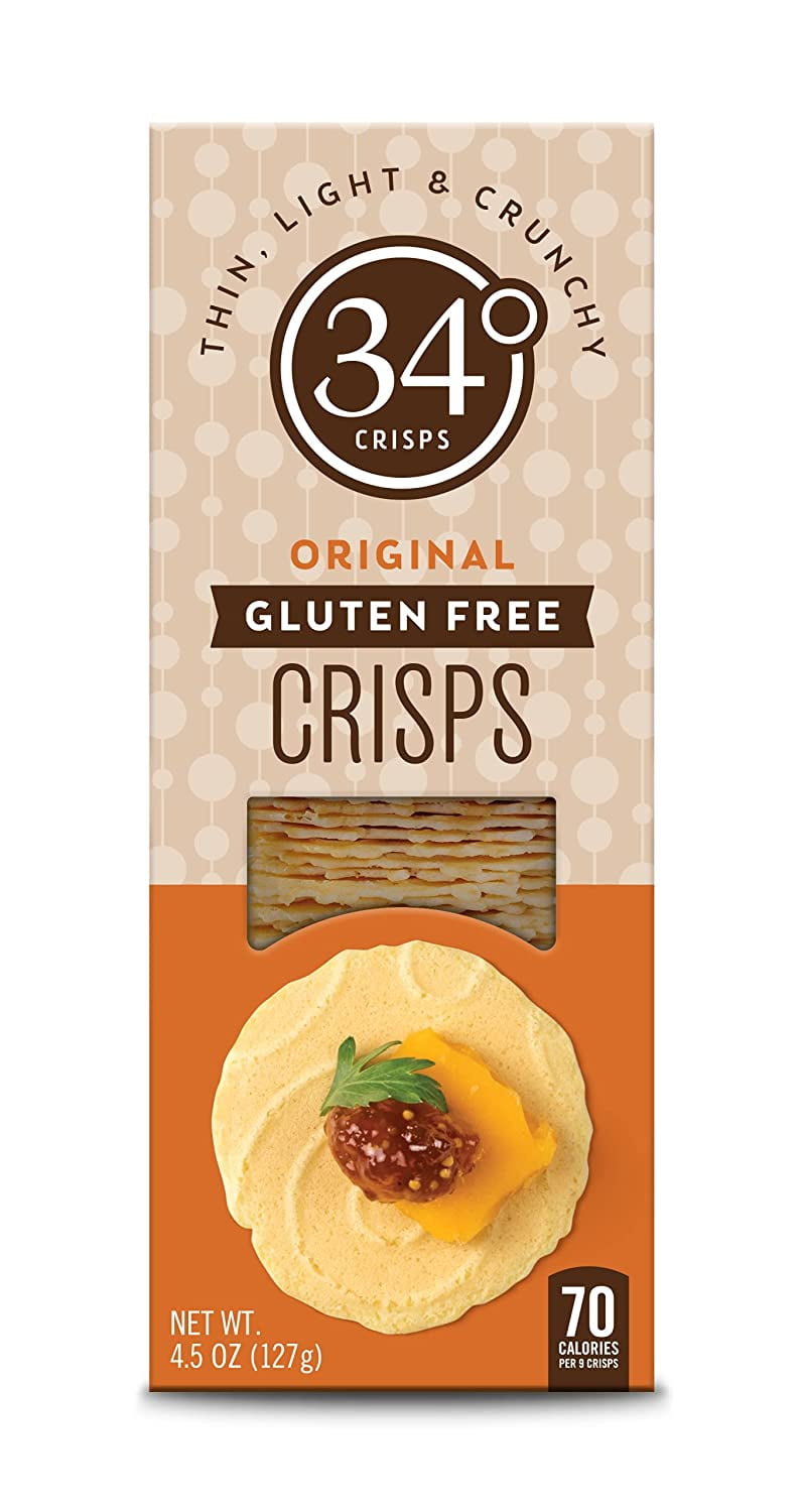34 DEGREES CRISPS, GF ORIGINAL Pack of 12 - Walmart.com