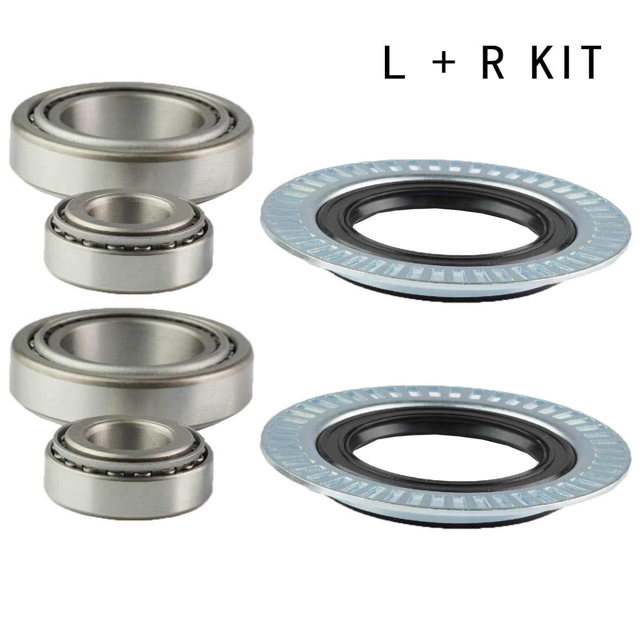 Bapmic 2203300725 Front Wheel Hub Bearing Kit for Mercedes-Benz W220 ...