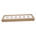 ETHZZLE Wood Picture Frame 6 Grid Light Brown Display For Plant And ...