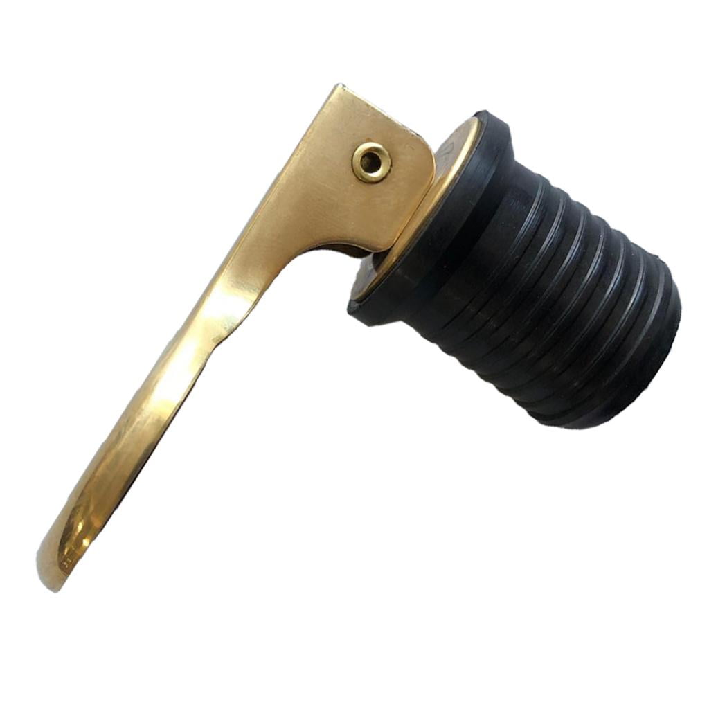 Nylon Brass Handle Snap Drain Plug for 1 Inch Diameter Boat Plumbing ...