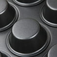 HUOMAQFAN 2 Piece Muffin Tin for 12 Muffins, Muffin Baking Tin, Cupcake ...