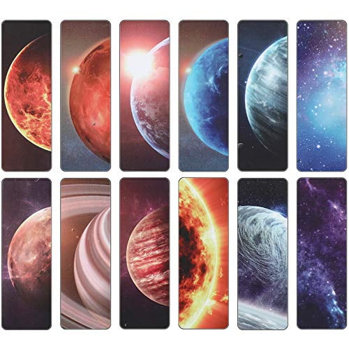 Buy Magnetic Bookmarks Planets and Starry Sky Book Markers Set Magnet ...