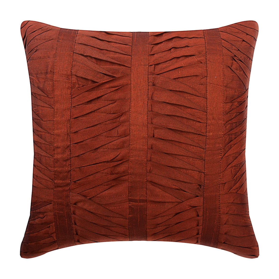 Pillow Case Custom, Rust Pillow Shams, Textured Pintucks Pillow Shams ...