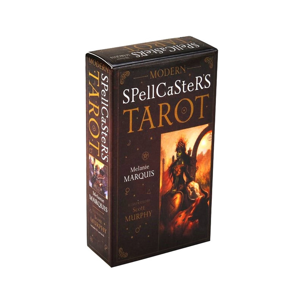 78pcs Modern Spellcaster's Tarot Tarot Cards Deck Board Games English ...