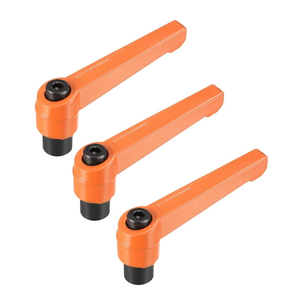 M8 Handle Adjustable Clamping Lever Push Ratchet Female Threaded Stud ...