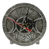 Ebros Wicca Triple Moon Goddess Witches Grimoire Symbols Analog Desktop ...