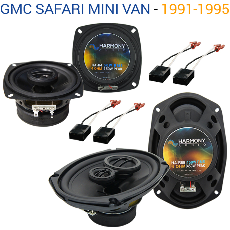GMC Safari Mini Van 1991-1995 OEM Speaker Upgrade Harmony Speakers ...
