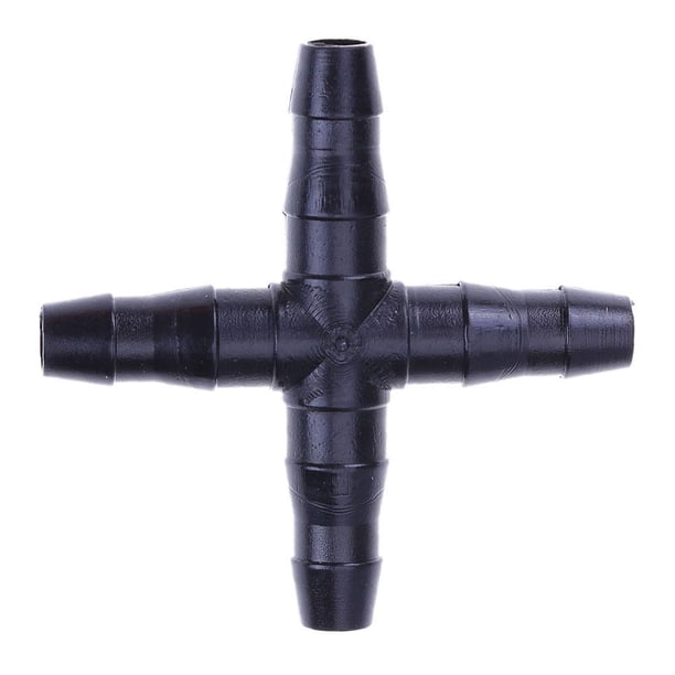 Lutabuo 20pcs 4-Way Irrigation Connector Water Pipe Diverter Straight ...