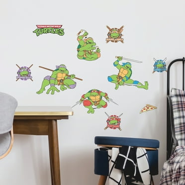 Nickelodeon Teenage Mutant Ninja Turtles Peel & Stick Vinyl Decals for ...