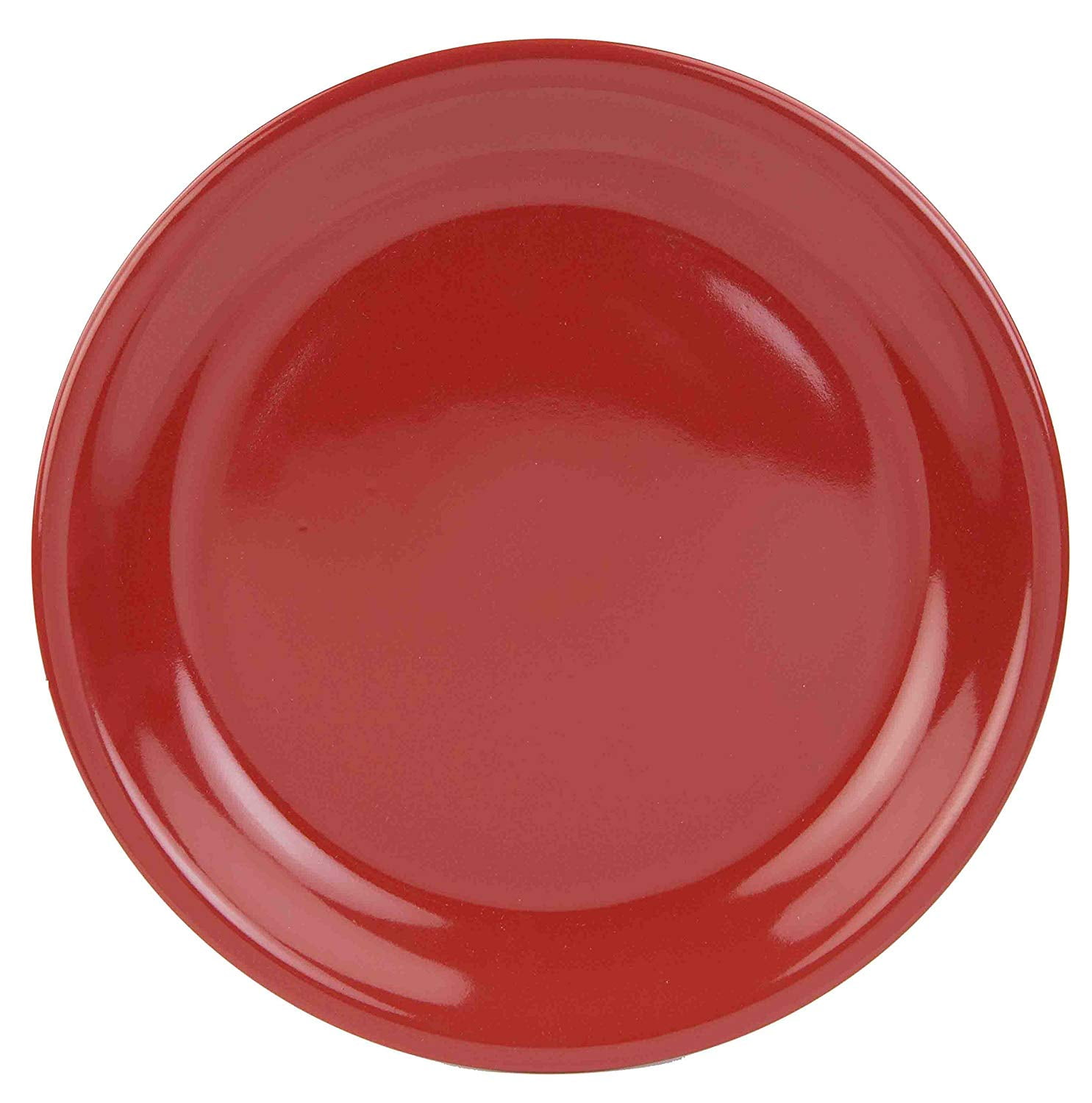 Home Basics CD47184 Dinnerware Set (10.5", Red) Ceramic Plate - Walmart.com
