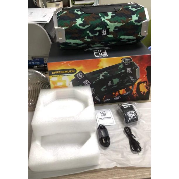 Dope XpressMuzik(R) Powerful Portable Bluetooth Speaker, Heavy Bass ...