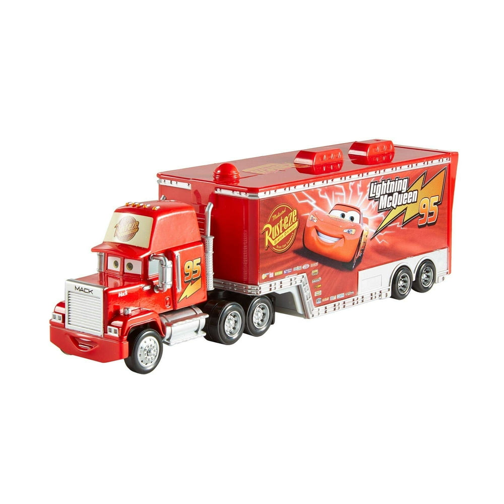 Disney Pixar Cars Mack Truck Hauler Play Vehicle - Walmart.com ...