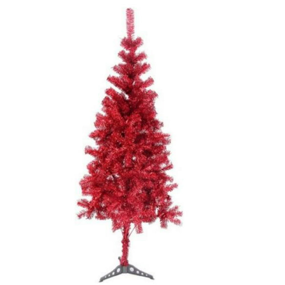 Fawyn 6' Ft Sparking Gorgeous Folding Artificial Tinsel Christmas Tree ...
