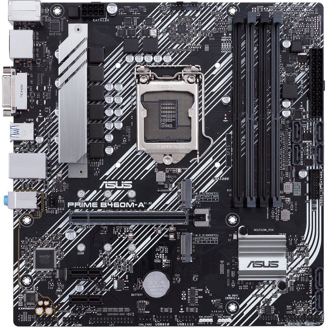 Asus Prime B460M A Desktop Motherboard Intel B460 Chipset Socket Asus Prime B460M A Desktop Motherboard Intel B460 Chipset Socket