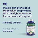 MagBlue - Purity Products - Magnesium Glycinate, Vitamin D, Boron, Zinc ...