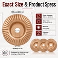 Angle Grinder Polishing Pad,Heavy-Duty Wood Carving Shaping Disc Set ...