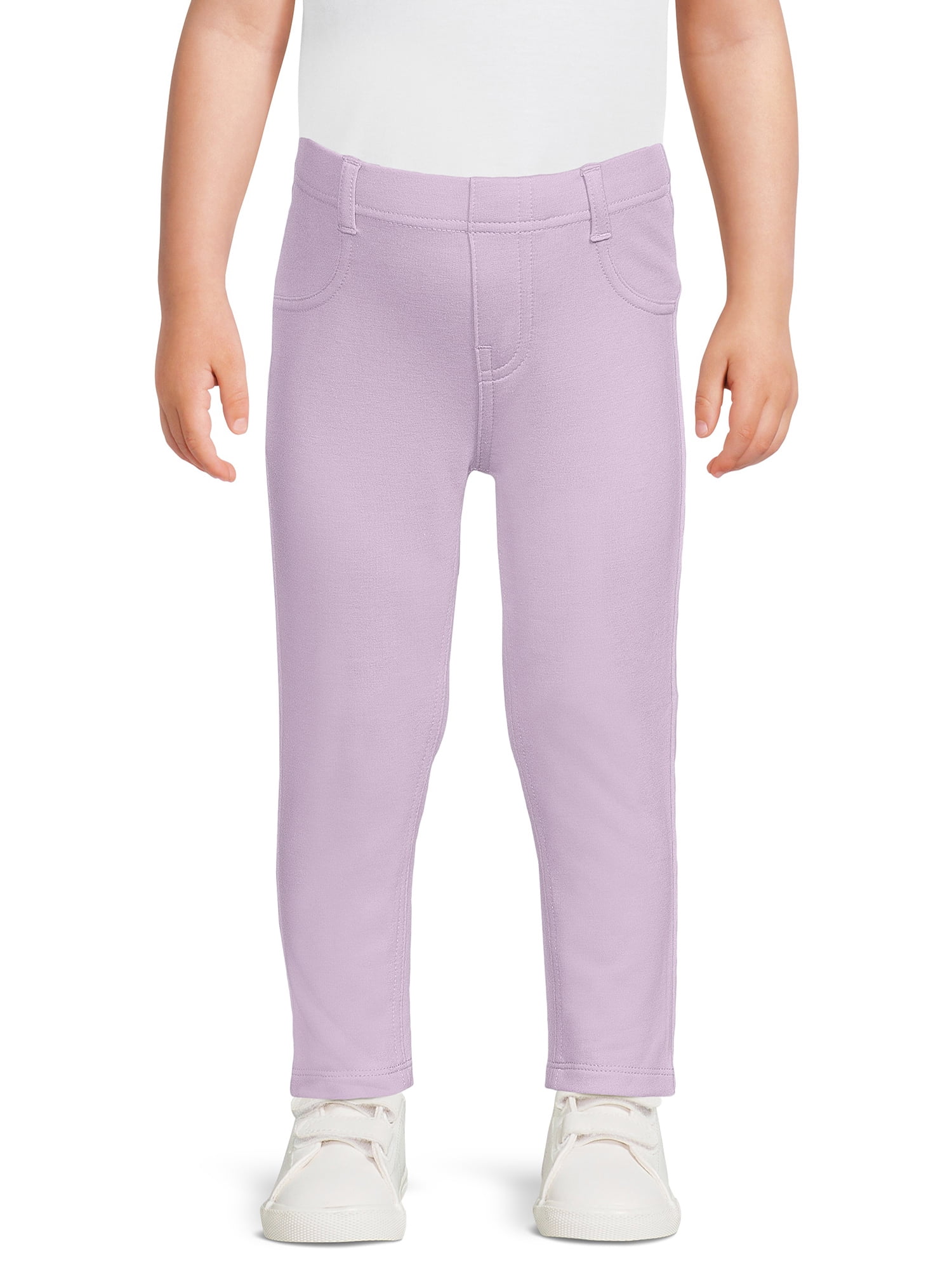 Garanimals Toddler Girl French Terry Pull On Jeggings, Sizes 12M-5T ...