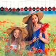 Bememo 24 Pcs Summer Ball Ornament Ladybug Hanging Ornaments 1.57 ...