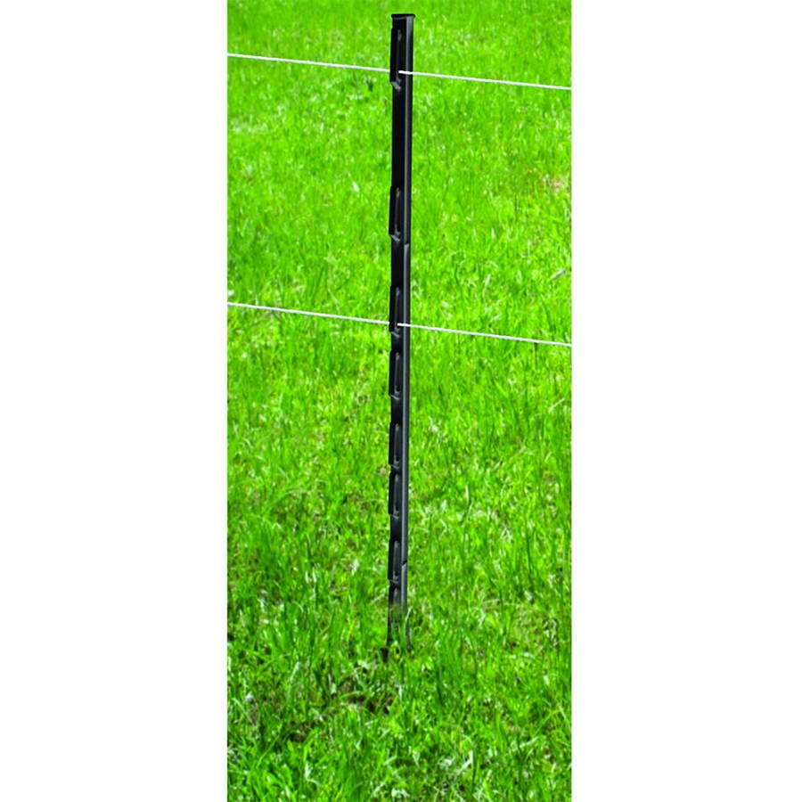 Patriot 820014 49 in. Sentinel Plastic Tread-In Post - Black, Pack of ...