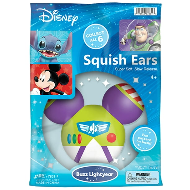 Ja-Ru Disney Buzz Lightyear Slow Rise Foam 2 Sides Squish Ears Novelty ...