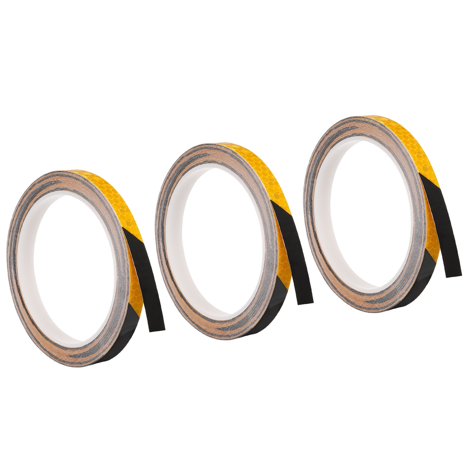 Uxcell Reflective Tape, 3 Roll 26 ft x 0.4-inch Adhesive High ...