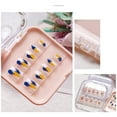 Art Press On Storage Case Acrylic Gift Box Plastic Storage Container ...