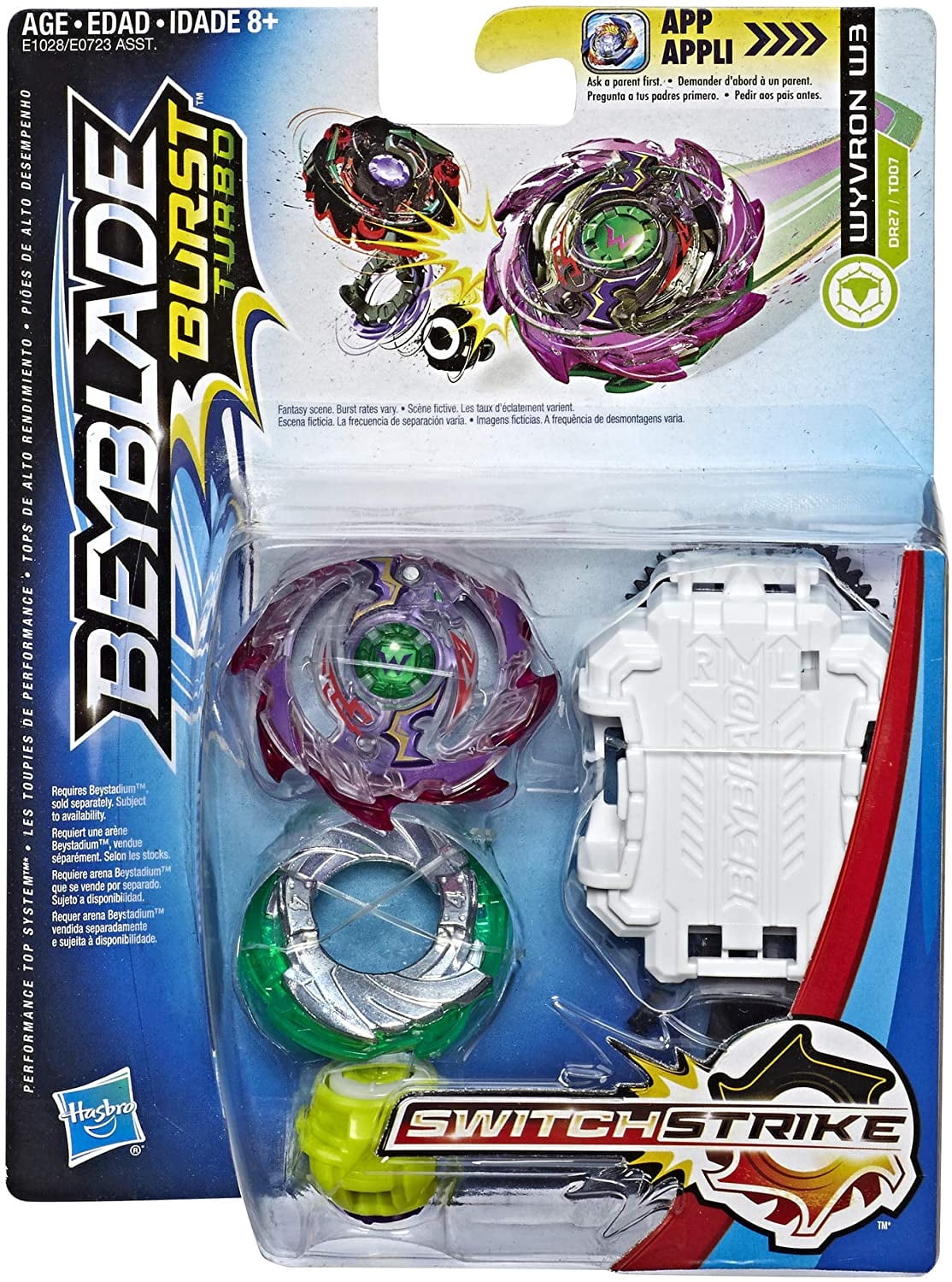 Beyblade Burst Evolution SwitchStrike Starter Pack Wyvron W3 Beyblade ...