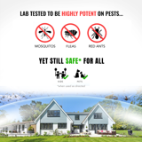 Pump Up Sprayer with 1 Gallon Mosquito Killer & Repellent Concentrate ...
