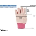 G & F Products Women Gardening Gloves, Soft Cotton Jersey, PVC Dot Grip ...