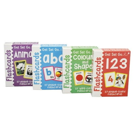 Go Set Go: Flashcard Set (ABC/123/Animals/Colours & Shapes) | Walmart ...