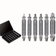 6pcs Damaged Screw Extractor Set: Double Head Screw Remover Tools for ...