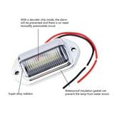 HPDL 1/2x 6 LED License Plate Tag Light Lamp For Truck SUV Universal ...