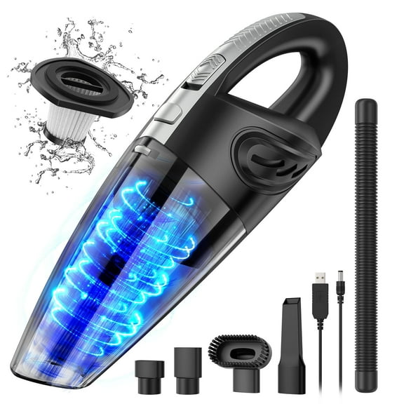 Handheld Vacuum Cordless, 15000PA Strong Suction Hand Held Car Cleaner ...