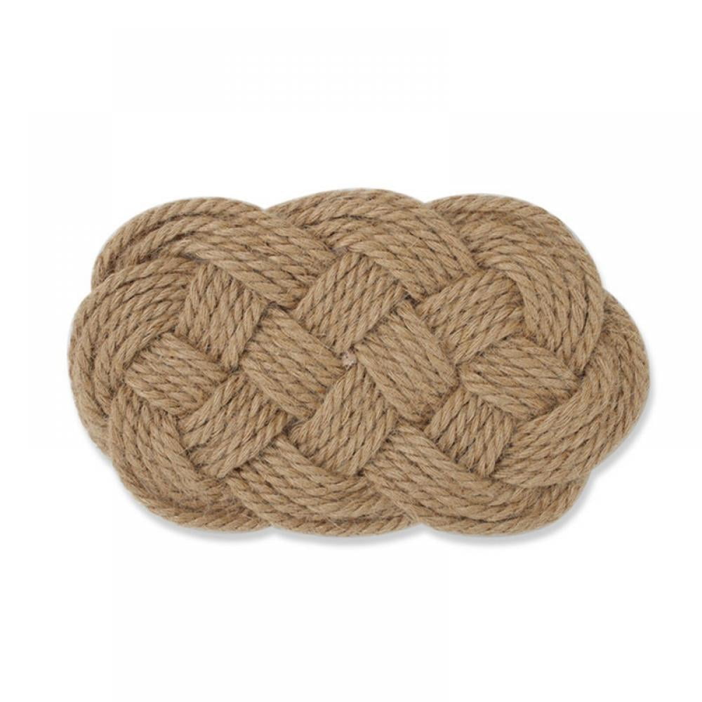 Natural Jute Woven Coaster-Dining Table Decorative Insulation Placemats ...