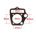 Head Gasket Set For 125cc ATV Dirt Bikes Pit Bikes 4 Stroke engines CRF ...