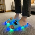Win s Way Light Up Sandals Men Women Couple Bright Color Slippers ...