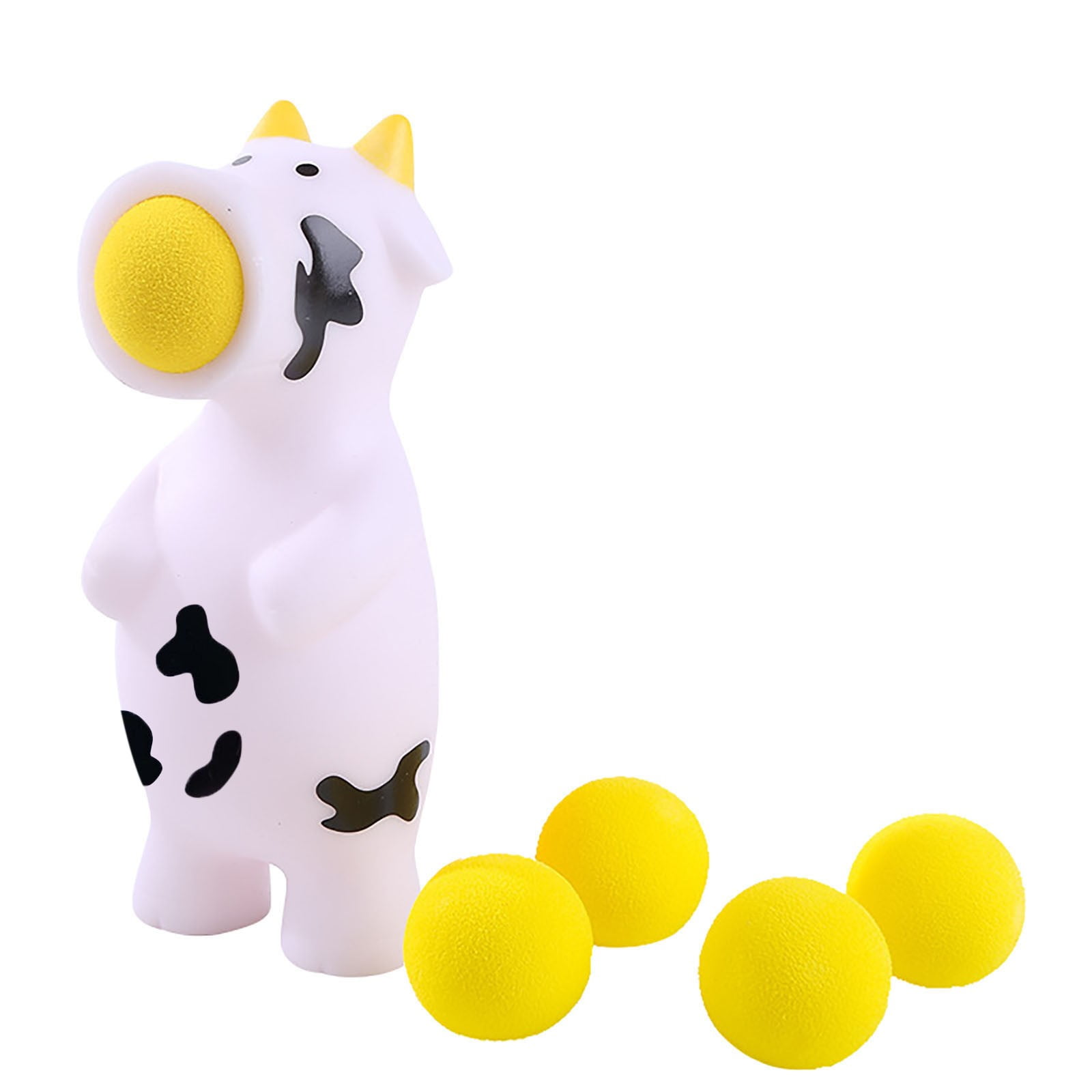 Cow Ball Blaster-Animal Popper Indoor And Outdoor Toys With 5 Foam ...