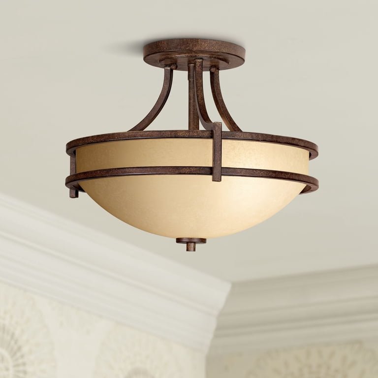 Franklin Iron Works Rustic Farmhouse Ceiling Lights | Shelly Lighting