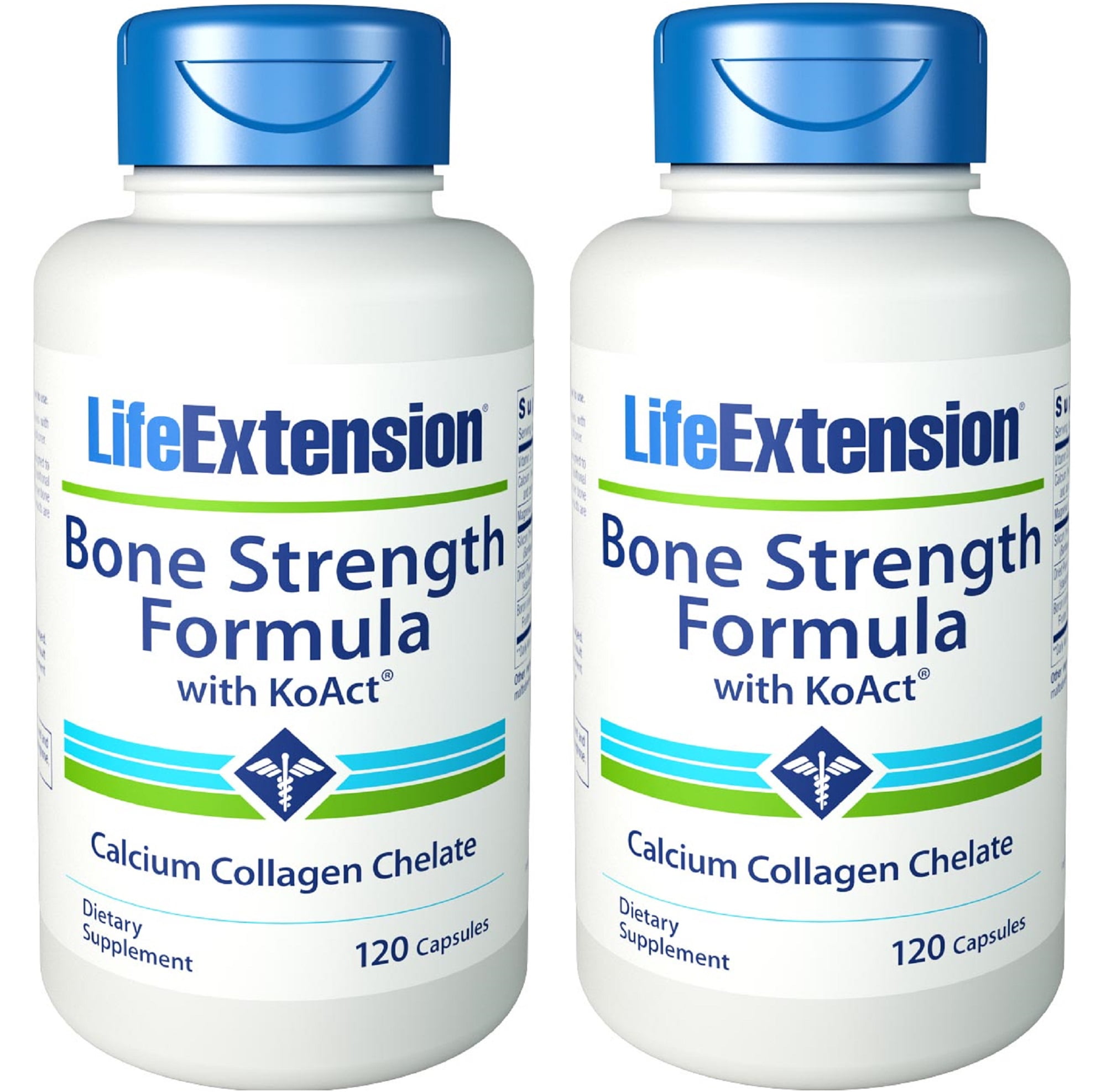 Buy Life Extension Bone Strength Formula W/KoAct 120 Capsules (Pack of ...