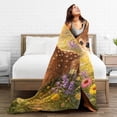 Fawn Blanket Gift for Animal Lovers Fawn Flower Field Nature Home Decor ...