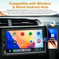 Double Din Car Stereo Wireless Apple CarPlay&Android Auto, 7-Inch FHD Touchscreen Car Radio with ...