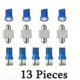 13x Auto Car Interior LED Lights Dome License Plate Bulbs Kit ...