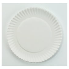 6" Disposable Paper Plates White Sold as: Case - Walmart.com