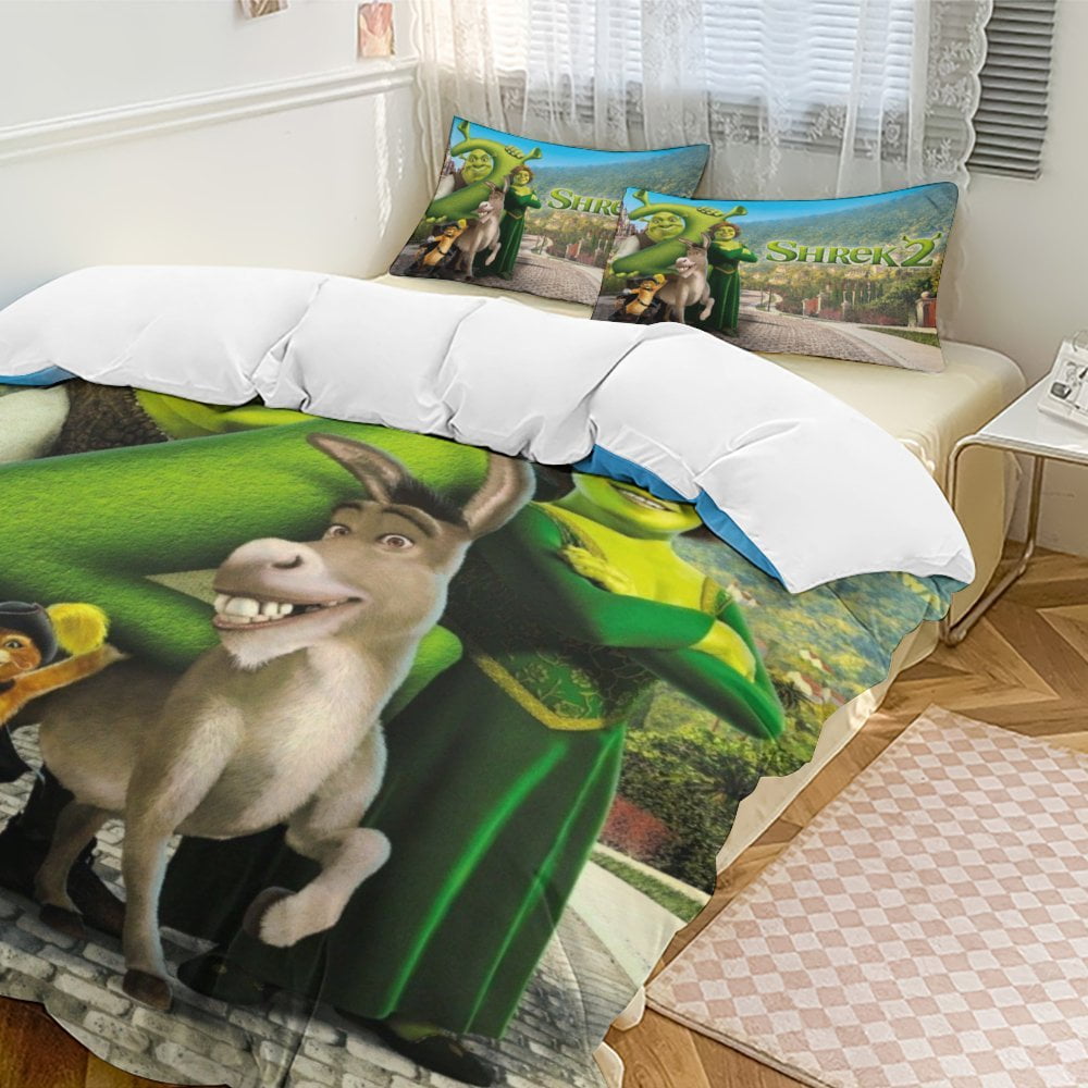 Click here for Yingd Shrek Shrek 3-Piece Bedding Set Warm And Com... prices