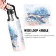 ALAZA Turtle Swimming Water Bottle Insulated Flask Stainless Steel ...